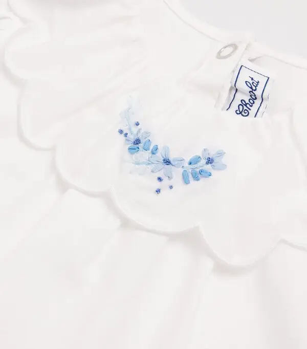 TARTINE ET CHOCOLAT Jersey Floral Embroidered Blouse