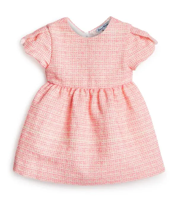 TARTINE ET CHOCOLAT Tweed Jacquard Dress - Pink