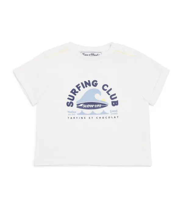 TARTINE ET CHOCOLAT Cotton Wave T-shirt