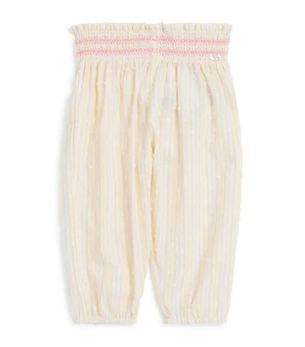 TARTINE ET CHOCOLAT Cotton Stripe Fil Coupé Trousers