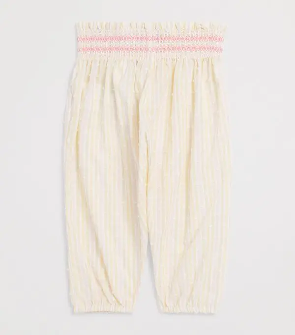 TARTINE ET CHOCOLAT Cotton Stripe Fil Coupé Trousers