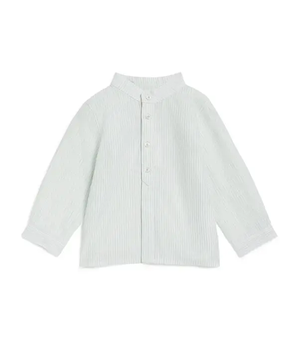 TARTINE ET CHOCOLAT Linen-cotton Stripe Shirt