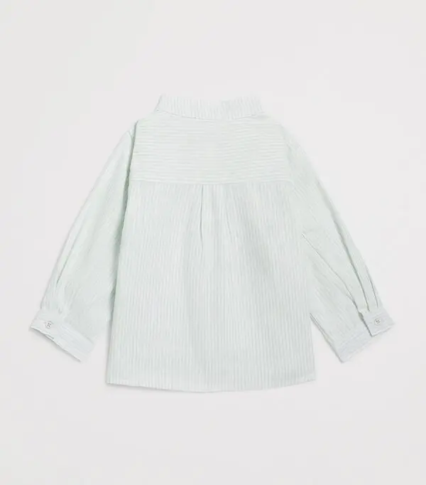 TARTINE ET CHOCOLAT Linen-cotton Stripe Shirt