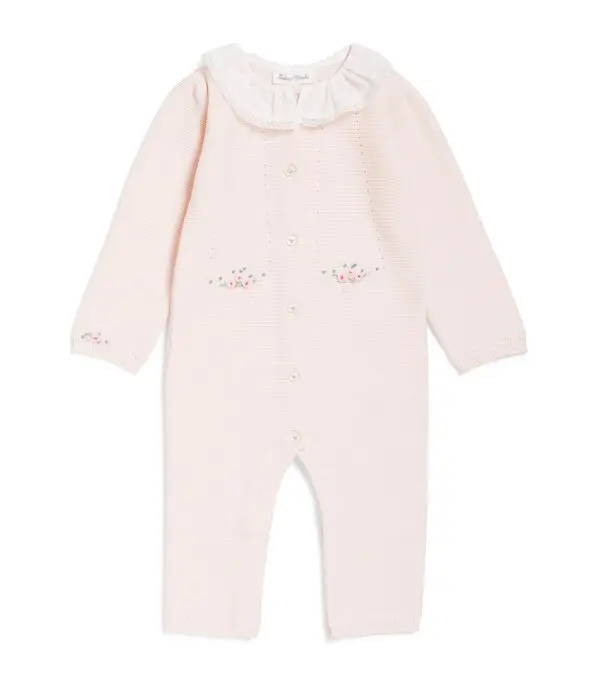 TARTINE ET CHOCOLAT Cotton Knitted Playsuit