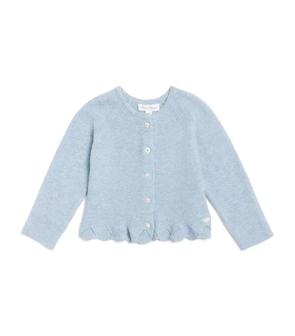 TARTINE ET CHOCOLAT Cotton Frill Detail Cardigan