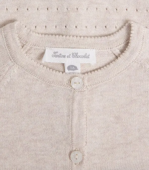 TARTINE ET CHOCOLAT Cotton Cardigan