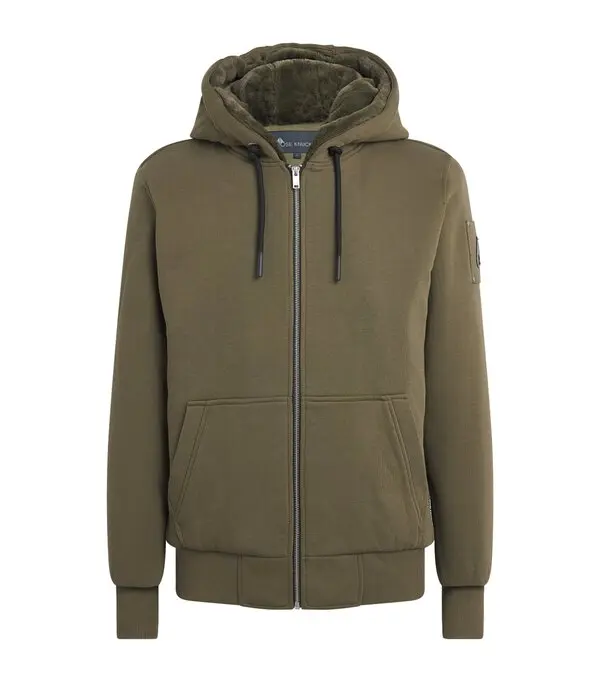 Moose Knuckles Padded Bunny Zip-up Hoodie