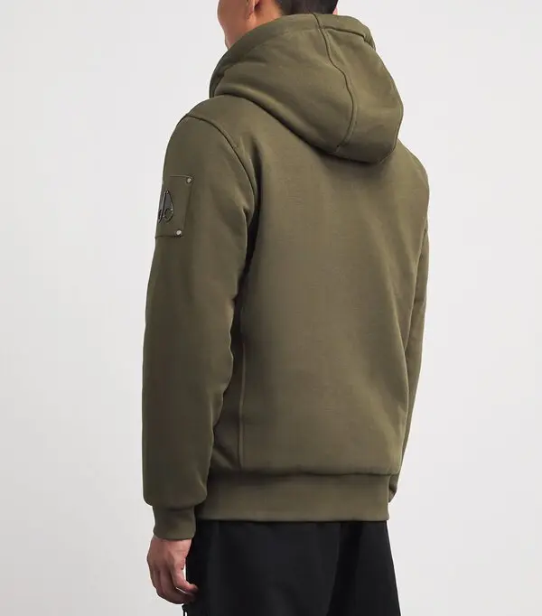 Moose Knuckles Padded Bunny Zip-up Hoodie