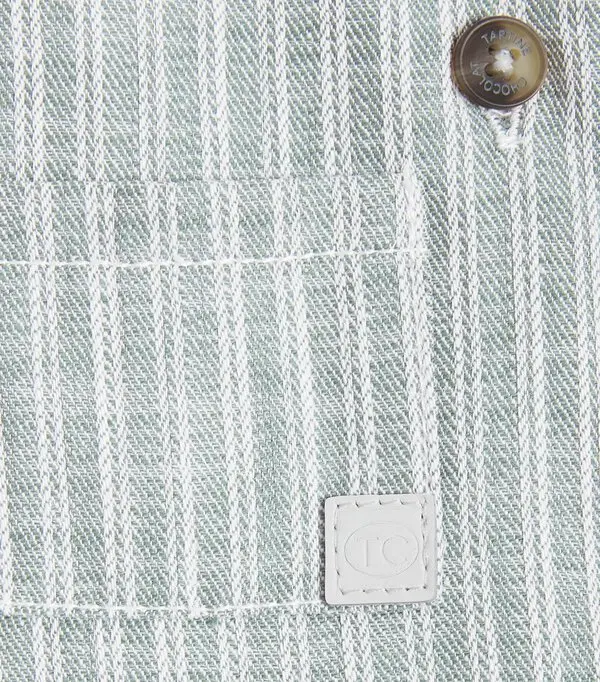 TARTINE ET CHOCOLAT Cotton Stripe Dungarees