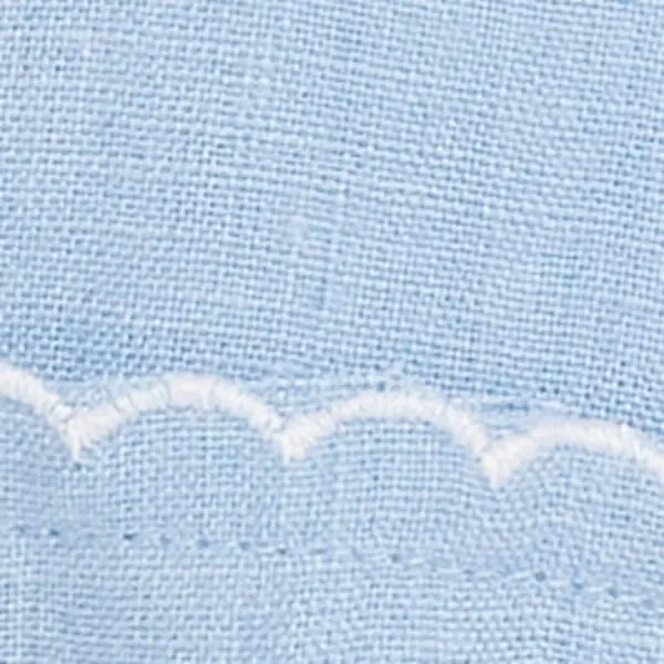 TARTINE ET CHOCOLAT Linen Embroidered Dress