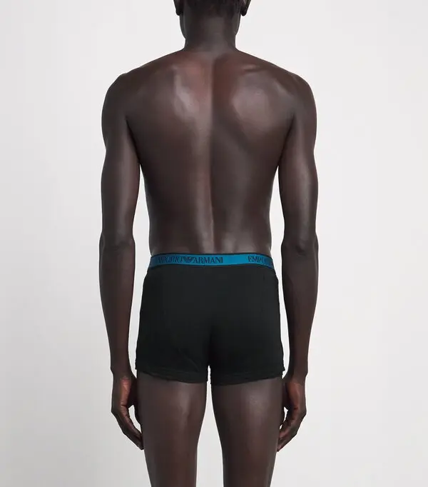 Emporio Armani Stretch-cotton Logo Trunks