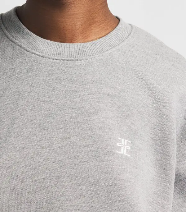 Eterne French Terry Cropped Sweatshirt