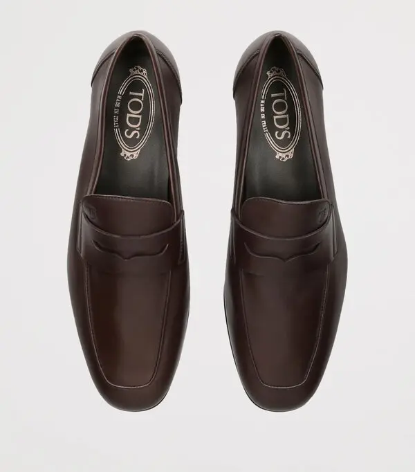 TOD'S Leather Mocassino Loafers