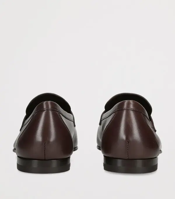 TOD'S Leather Mocassino Loafers