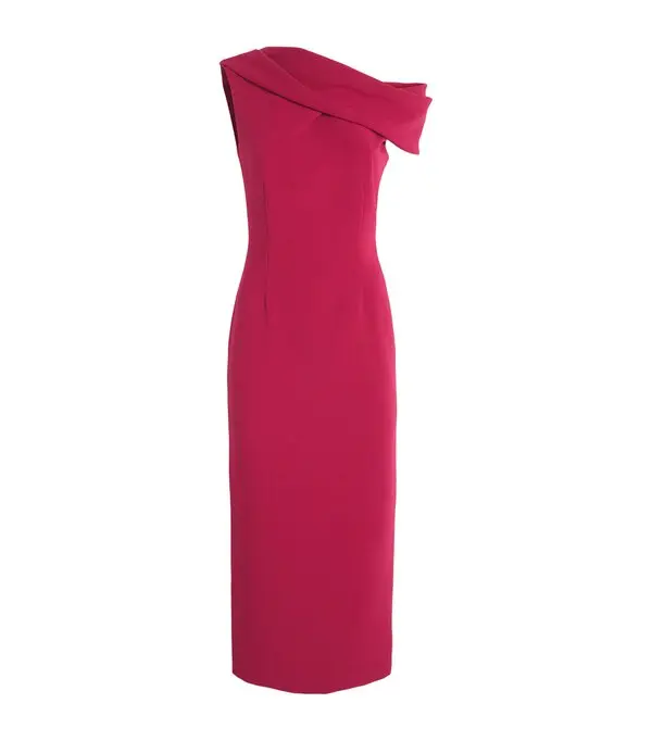 Roland Mouret Asymmetric Midi Dress