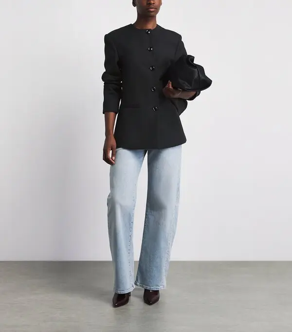 ANINE BING Collarless Huda Blazer