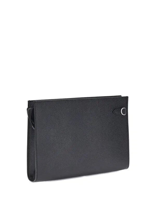 Valentino Garavani Vlogo Signature Pouch In Soft Grain Leather