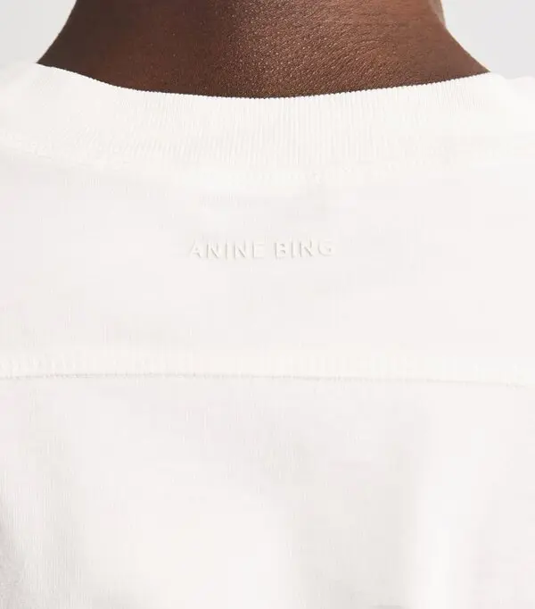 ANINE BING Cotton Collegiate Jaylin T-shirt