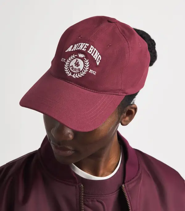 ANINE BING Embroidered Baseball Cap