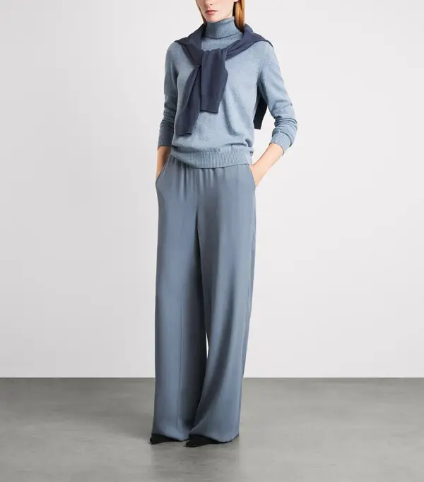 Agnona Drawstring Wide-leg Sweatpants