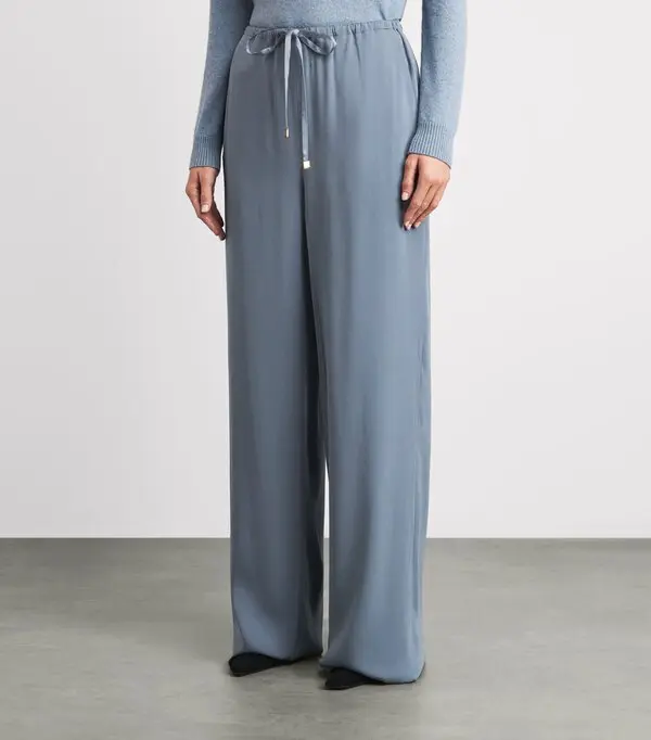 Agnona Drawstring Wide-leg Sweatpants