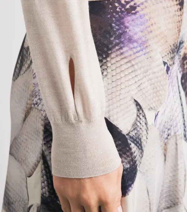 Agnona Wool-silk-cashmere Fine Knit Cardigan