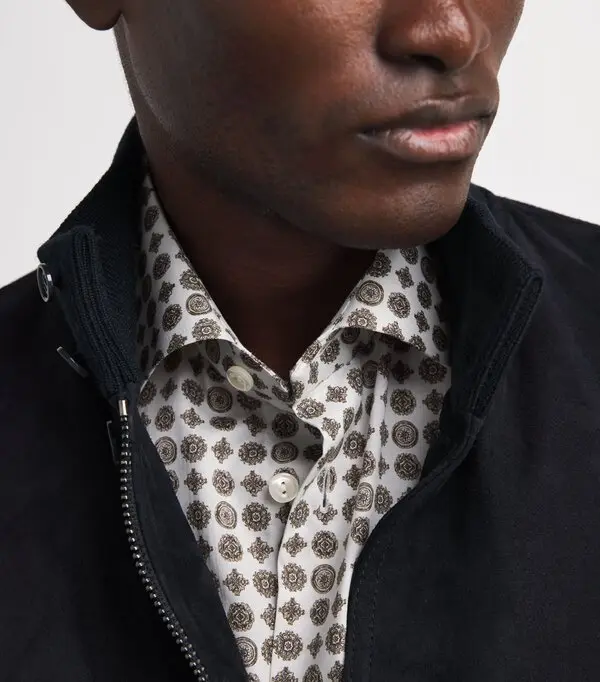 Eton Signature Twill Geometric Shirt