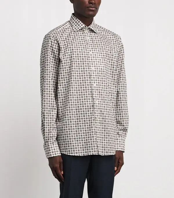 Eton Signature Twill Geometric Shirt