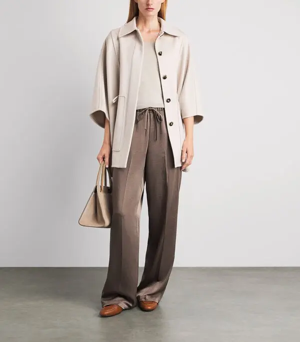 Agnona Wool-silk-cashmere Scoop-neck Sweater