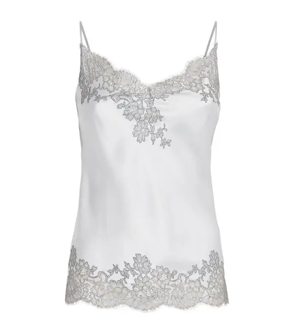 Carine Gilson Silk Cérès Lace Camisole
