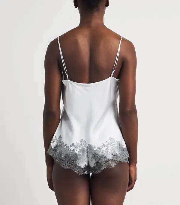 Carine Gilson Silk Cérès Lace Camisole