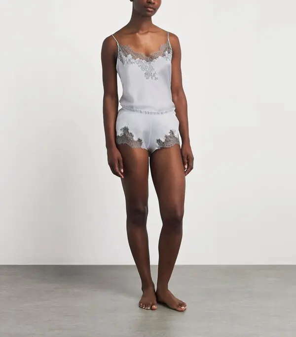 Carine Gilson Silk Cérès Pyjama Shorts