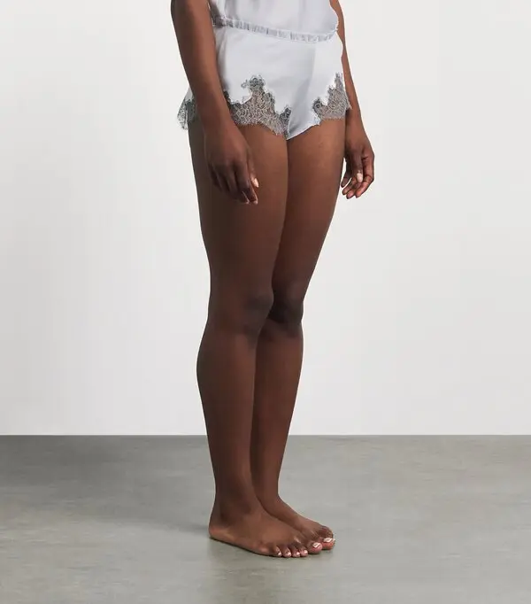 Carine Gilson Silk Cérès Pyjama Shorts