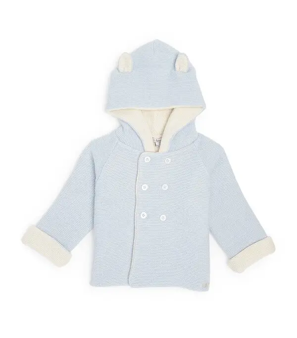 Trotters Teddy Coat - Blue