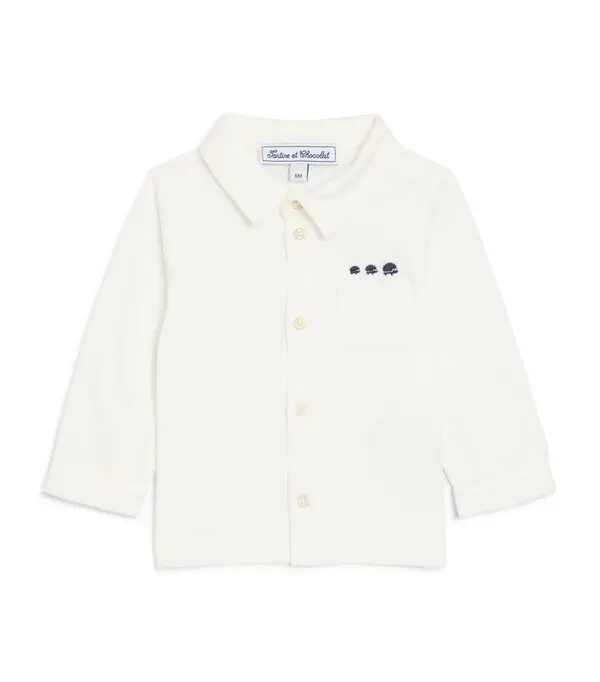 TARTINE ET CHOCOLAT Cotton Embroidered Shirt