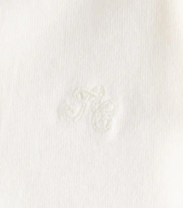 TARTINE ET CHOCOLAT Peter Pan Collar Cotton All-in-one