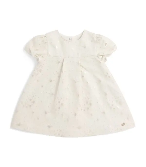 TARTINE ET CHOCOLAT Star-pattern Dress - Ivory