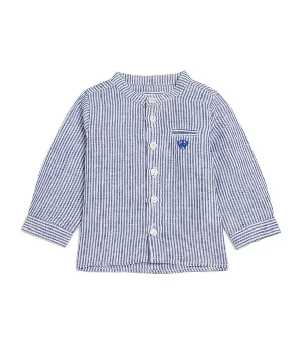 TARTINE ET CHOCOLAT Linen-cotton Stripe Shirt