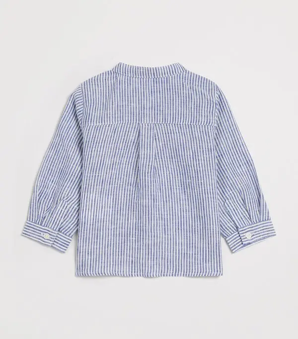 TARTINE ET CHOCOLAT Linen-cotton Stripe Shirt