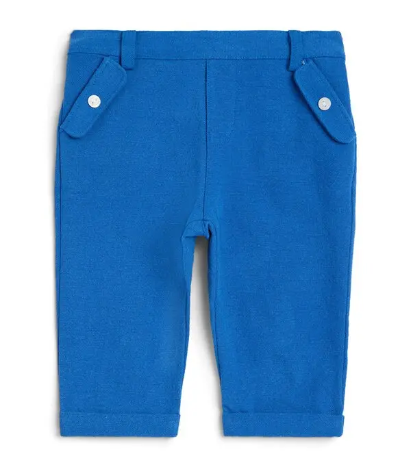 TARTINE ET CHOCOLAT Cotton-linen Chinos - Blue
