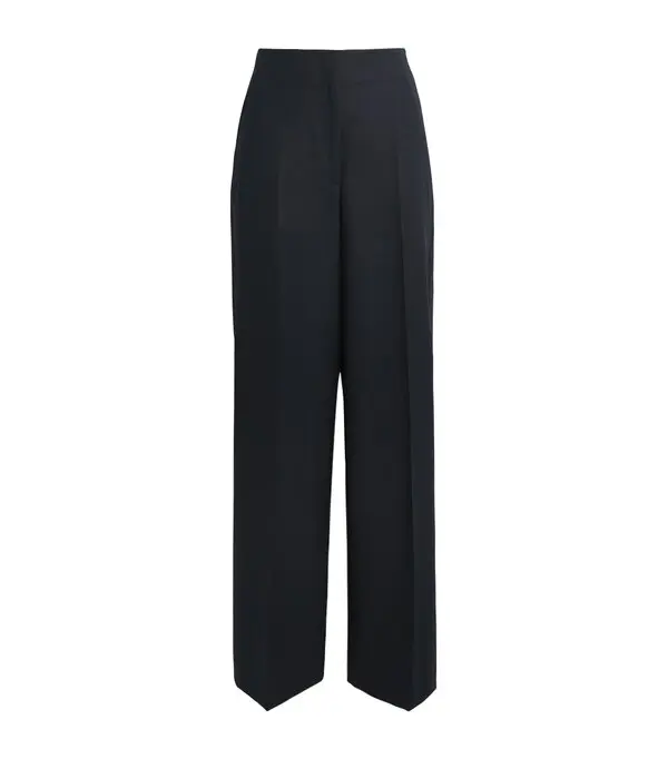 Lafayette 148 New York Linen Thames Wide-leg Trousers