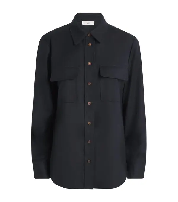 Lafayette 148 New York Wool Shirt
