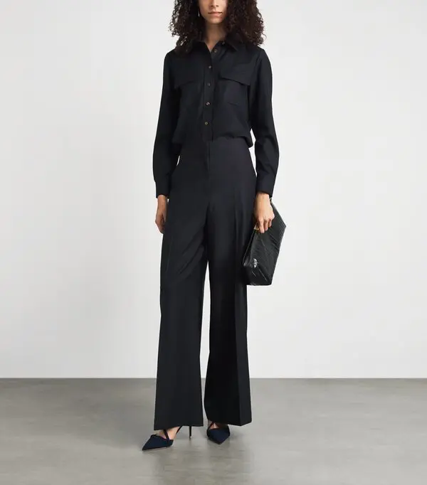 Lafayette 148 New York Wool Shirt