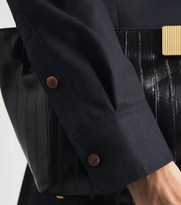 Lafayette 148 New York Wool Shirt