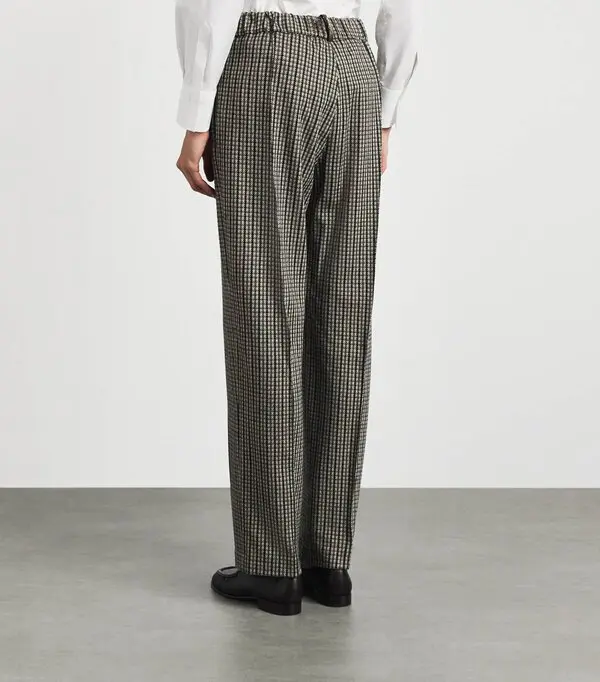 Fabiana Filippi Houndstooth Tailored Trousers