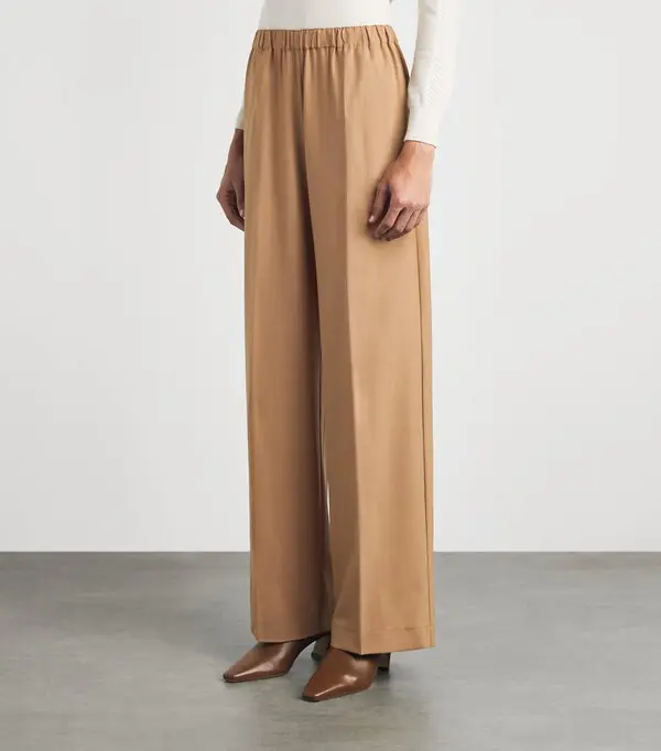 Fabiana Filippi Wool-blend Wide-leg Trousers
