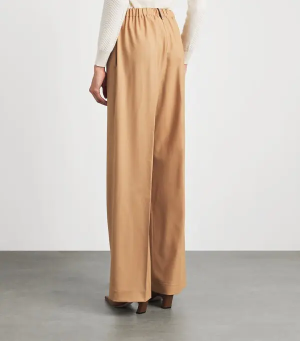 Fabiana Filippi Wool-blend Wide-leg Trousers