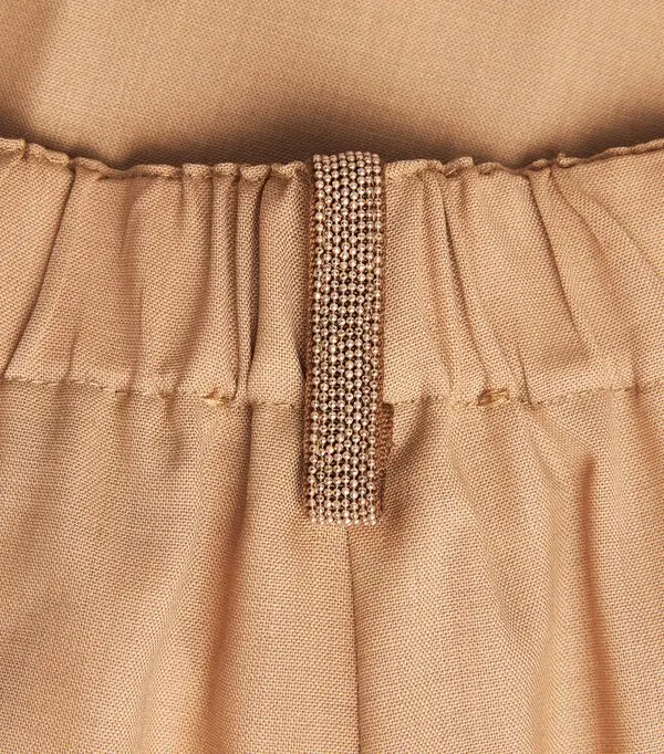 Fabiana Filippi Wool-blend Wide-leg Trousers