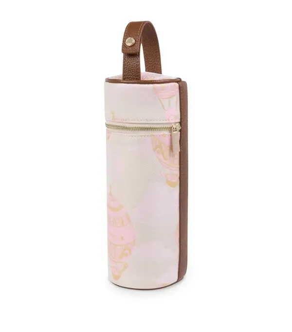 ATELIER CHOUX Jacquard Bottle Case - Pink