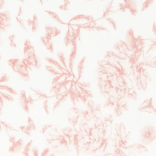 TARTINE ET CHOCOLAT Floral Print Reversible Bed Bumper